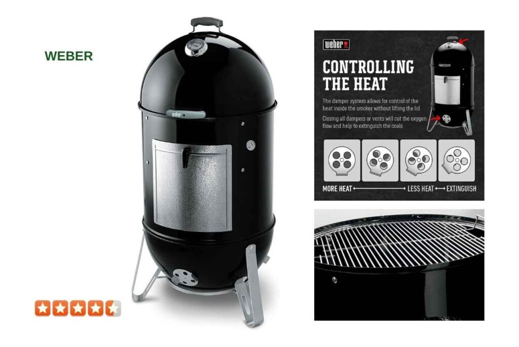 Weber Smoky Mountain Weber Smokey Mountain Kettle Damper Handle Knob ...